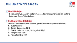 materi tbc pengertian, gejala, penularan dan pengobatan.pptx