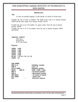Mpi lab manual eee | PDF
