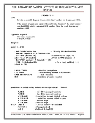 Mpi lab manual eee | PDF
