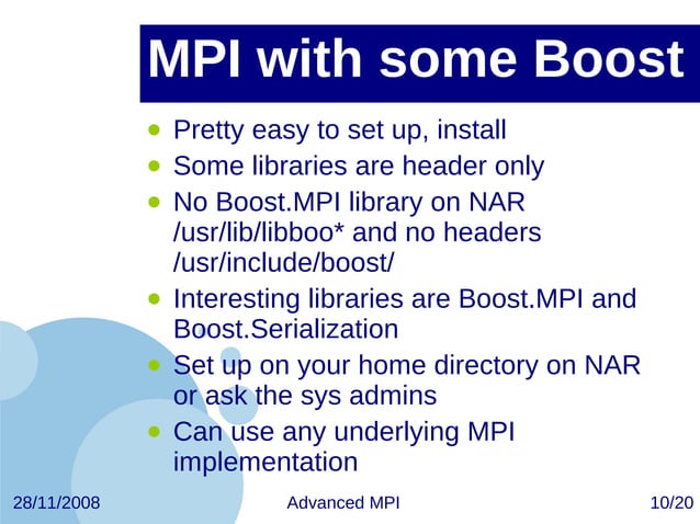 Advanced MPI | PDF