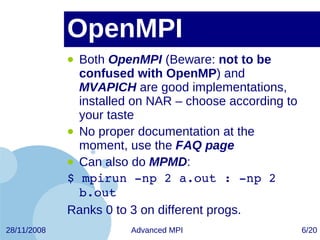 Advanced MPI | PDF