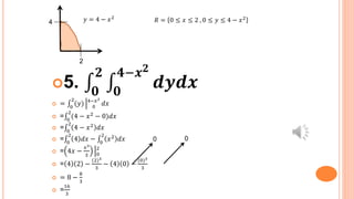Ejercicios de integración múltiple Thomas IACI 5A | PPTX
