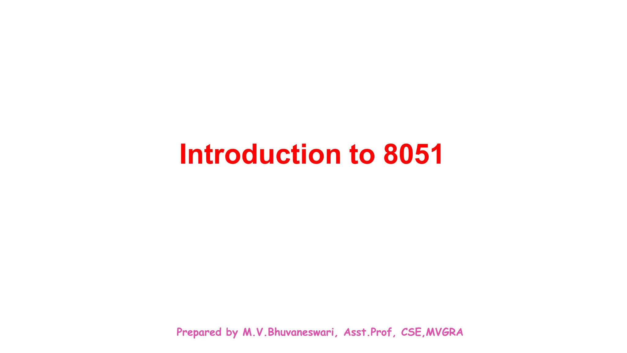 MPI UNIT 5 - (INTERRUPTS OF 8086, INTRODUCTION TO 8051).pptx | Computer Peripherals | Computing
