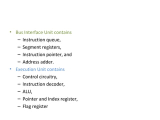 Mpi unit i_8086_architectures | PPT