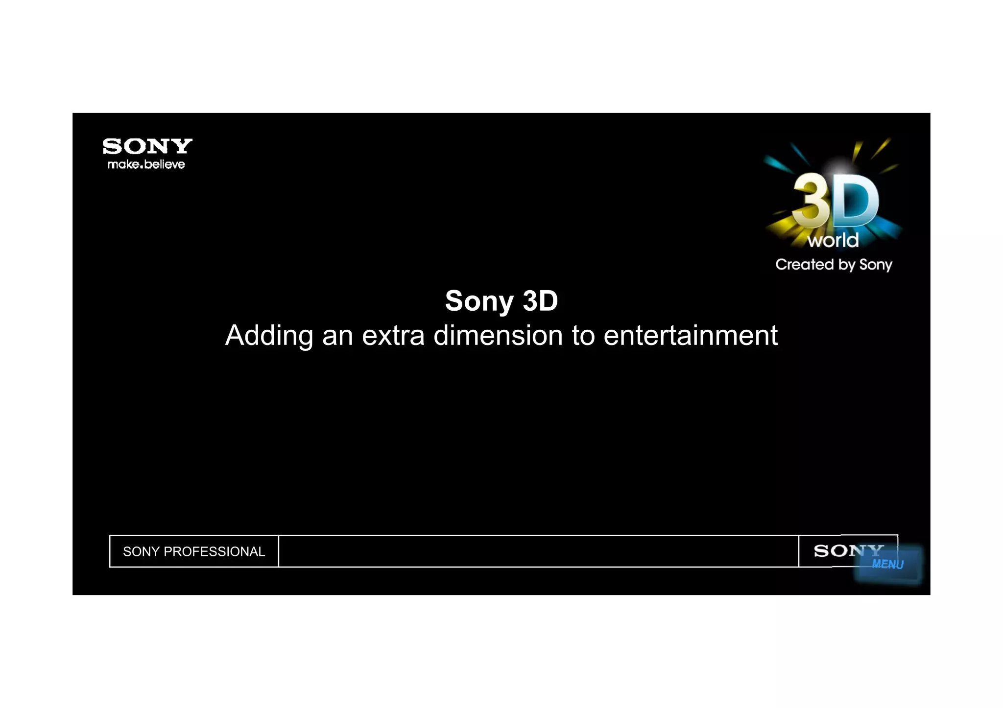 Sony ontbijtsessie 3D Mpjc 2011 | PDF