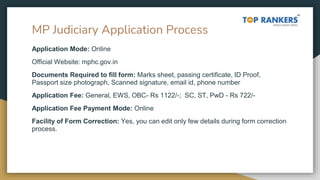 Mp judiciary exam highlights | PPT