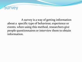 METHODS OF PSYCHOLOGY | PPTX