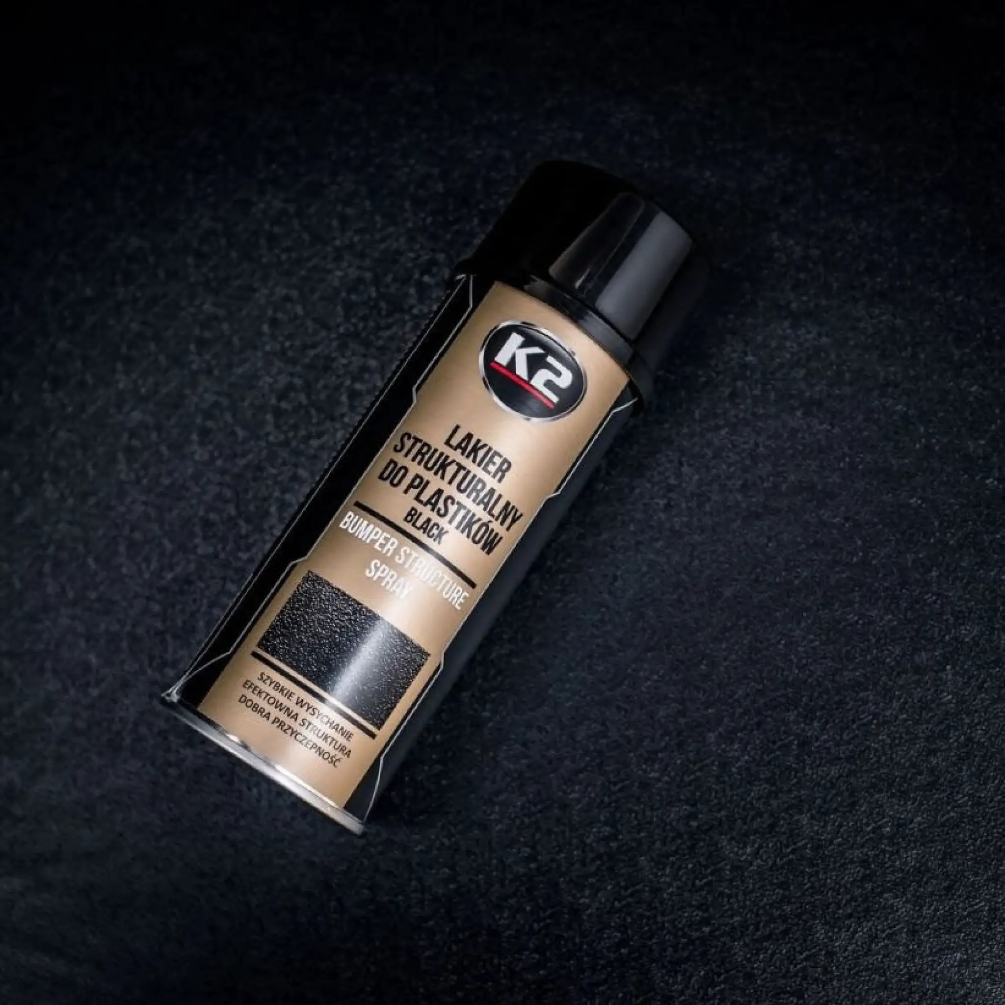 K2 Bumper 400ml - Black structural paint for plastic | L345 | PDF