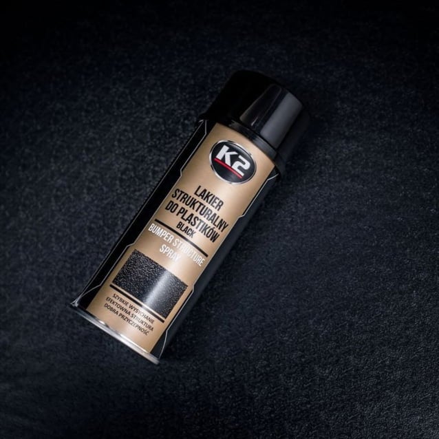 K2 Bumper 400ml - Black structural paint for plastic | L345 | PDF
