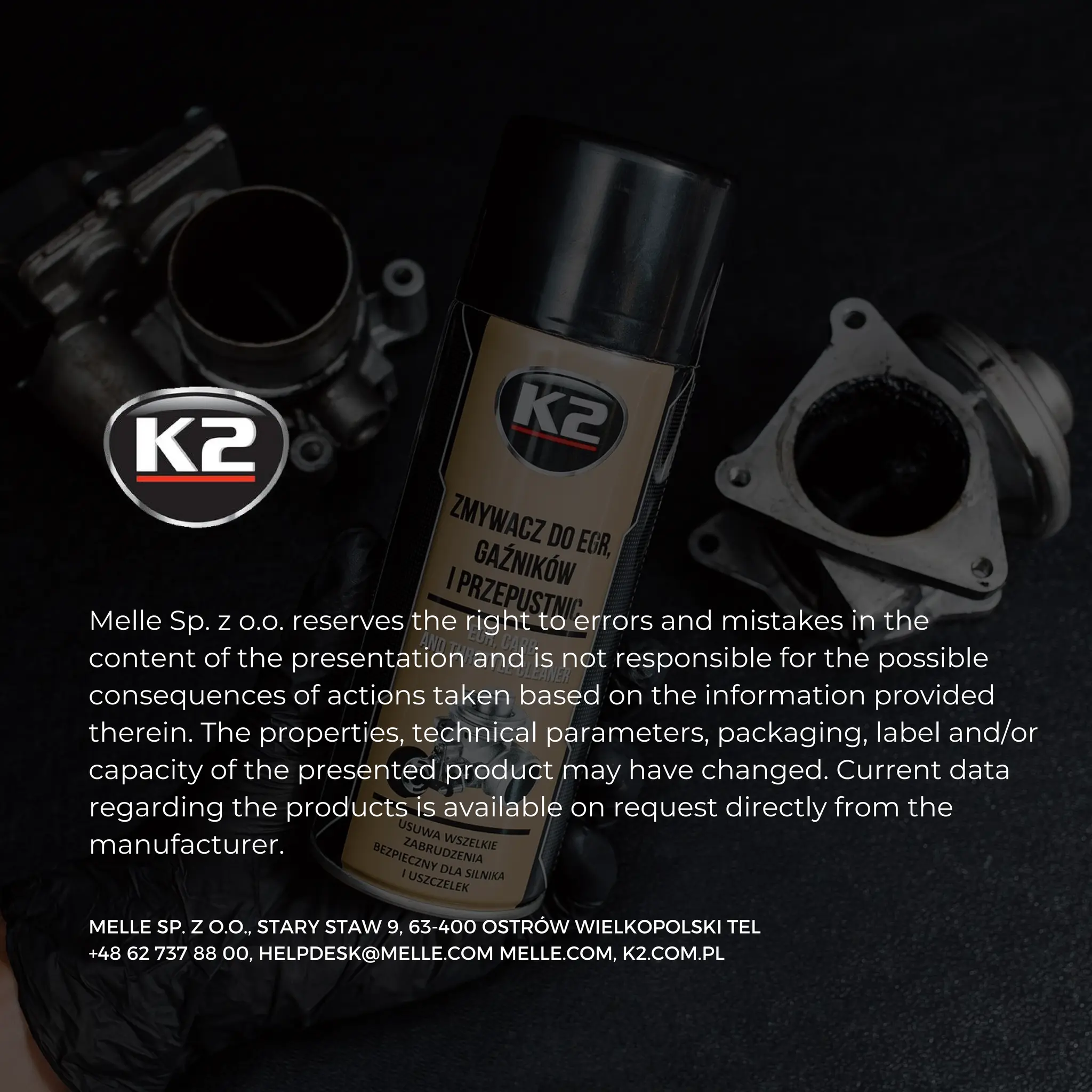 K2 ERG Remover - High-pressure EGR valve cleaner | W128 | PDF