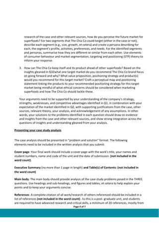 Mpk732 t2 2018 assignment 1 case | PDF