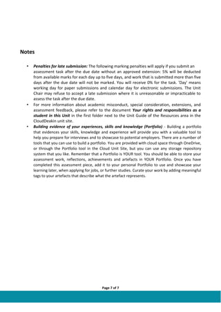 Mpk732 t2 2018 assignment 1 case | PDF