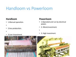 the art of handlooms | PPTX