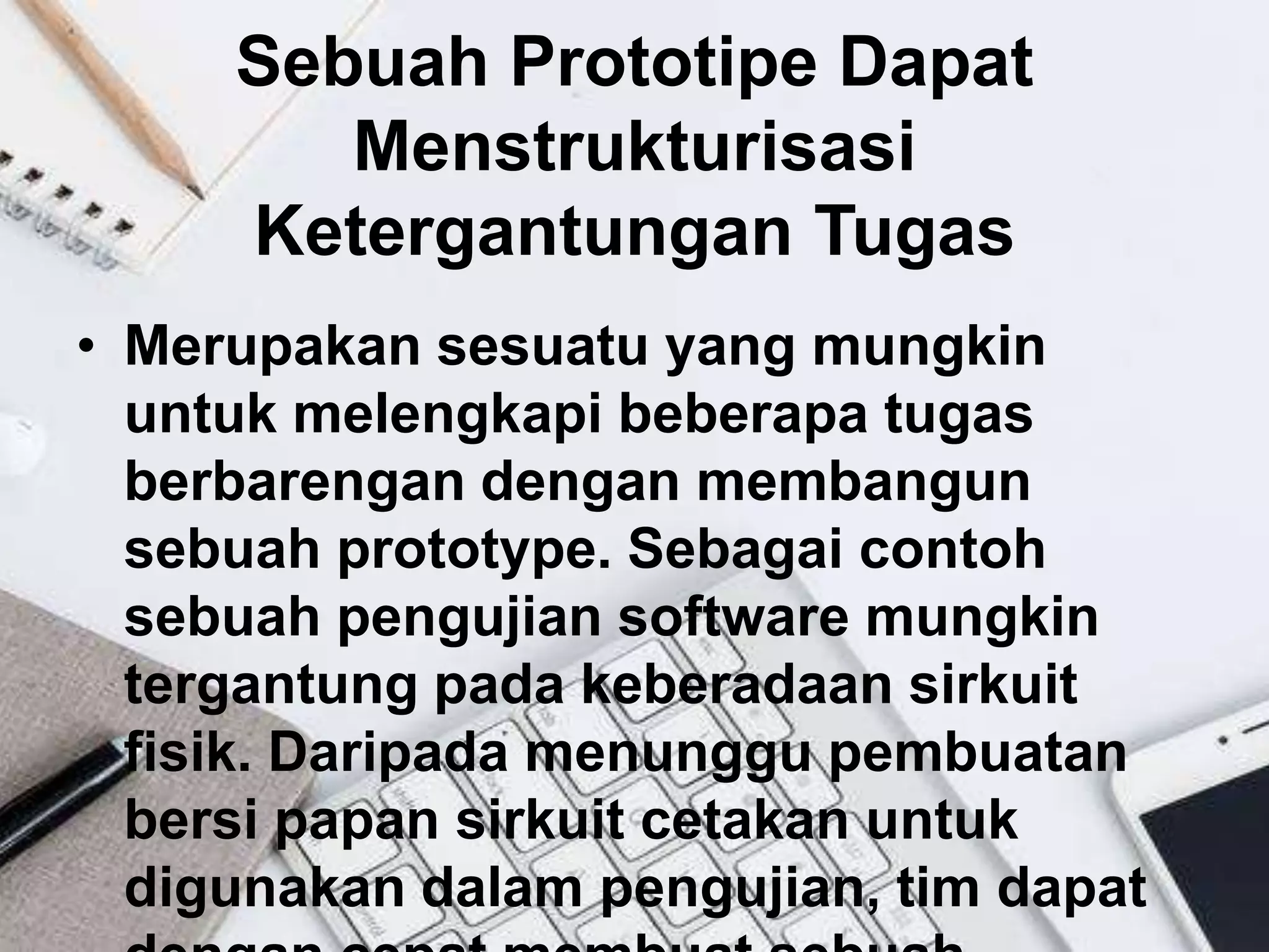 Menerapkan proses kerja pembuatan prototype produk barang/jasa | PPTX