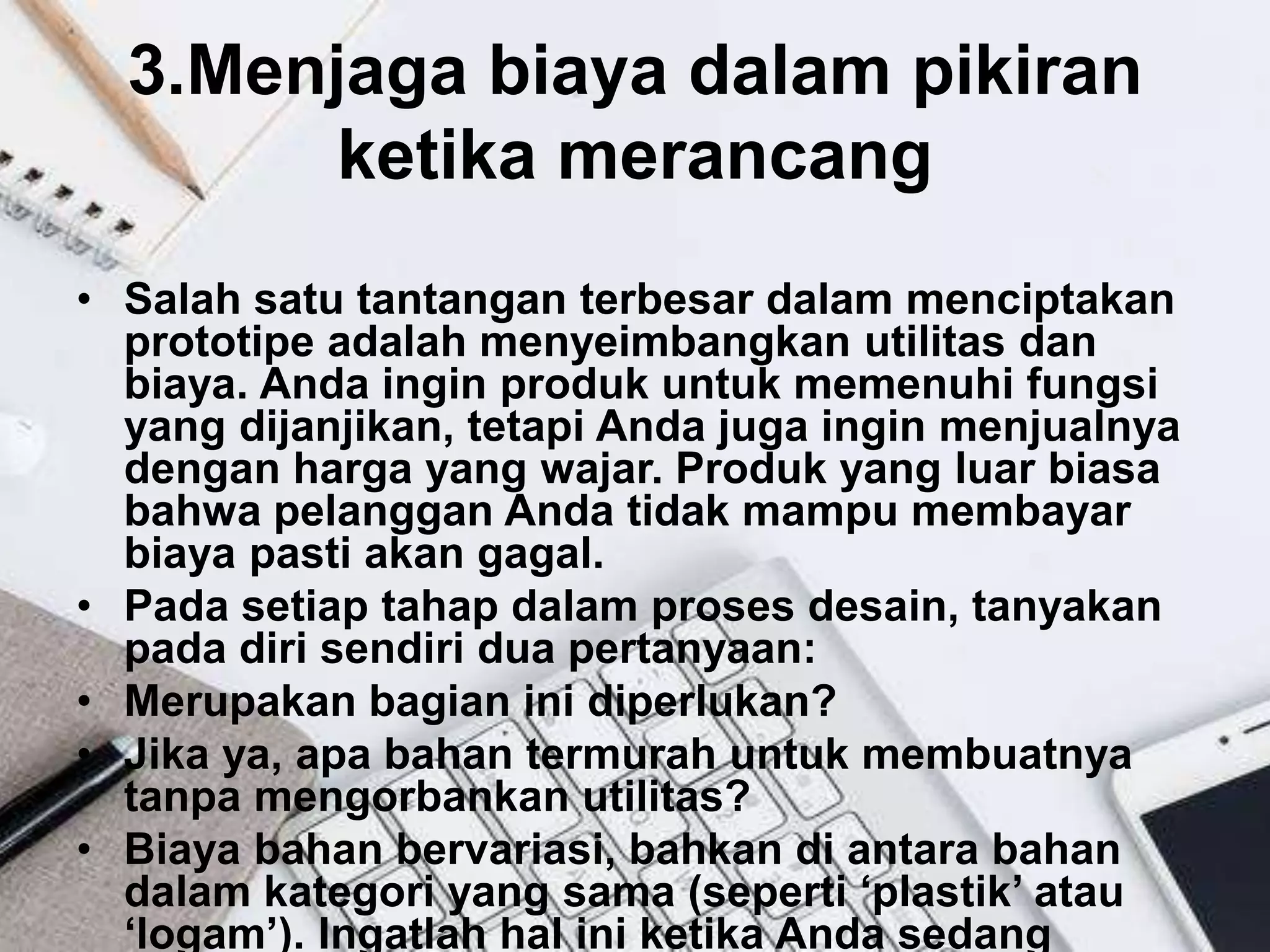 Menerapkan proses kerja pembuatan prototype produk barang/jasa | PPTX