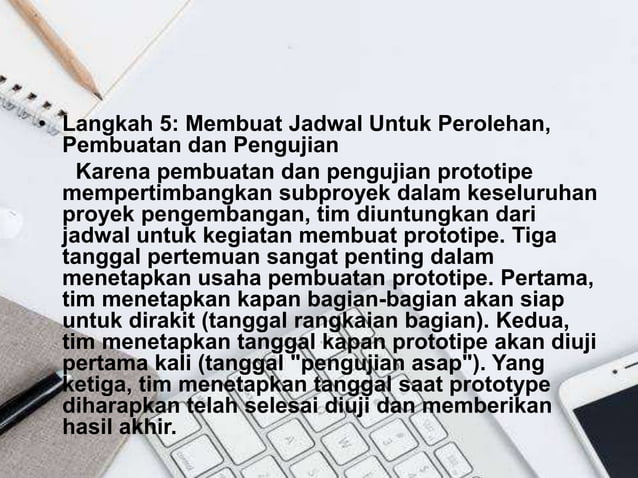 Menerapkan proses kerja pembuatan prototype produk barang/jasa | PPTX