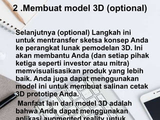 Menerapkan proses kerja pembuatan prototype produk barang/jasa | PPTX