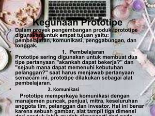 Menerapkan proses kerja pembuatan prototype produk barang/jasa | PPTX
