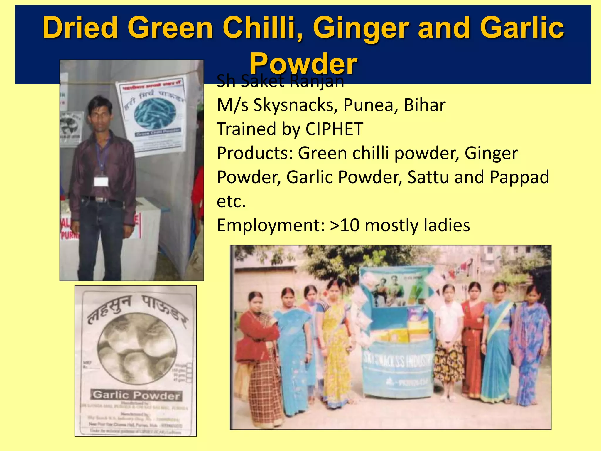 Mpkv lecture 2 home scale production of different processed products | PPT