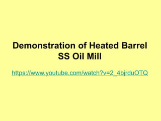 Mpkv lecture 3 advances in oil seed processing technologies | PPT