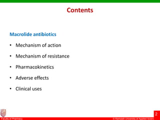 macrolides | PPT