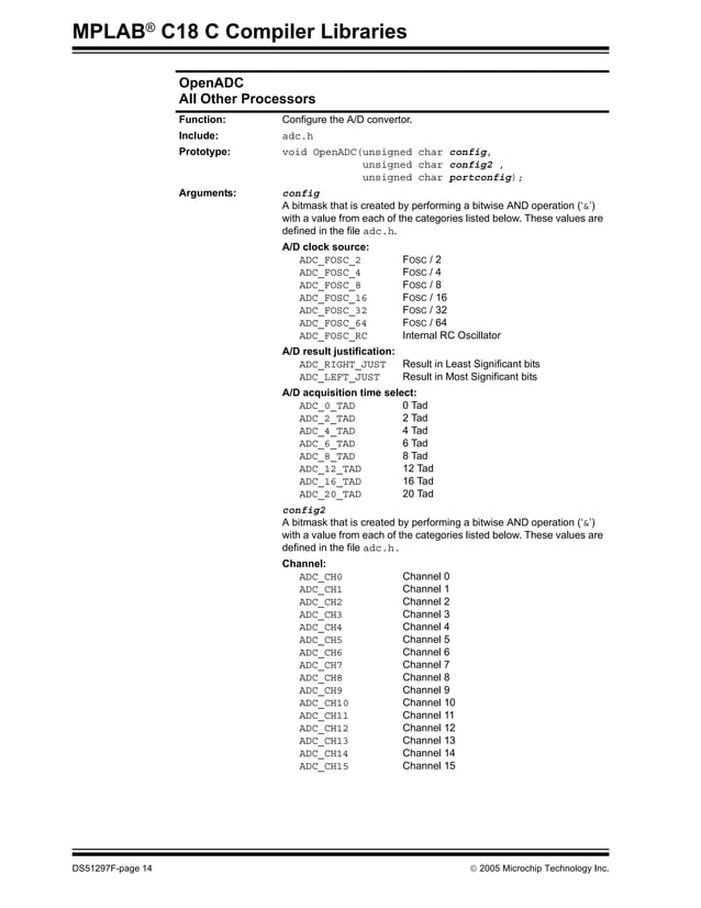 Mplab c18 libraries_51297f | PDF