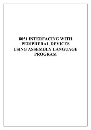 Mp lab manual | PDF