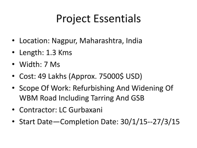 MPLADS Project | PPTX | Civil Engineering Industry | Industries