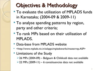 How do MPs utilize MPLADS in Karnataka? | PPT