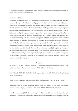 The Global Public Management Revolution | DOCX