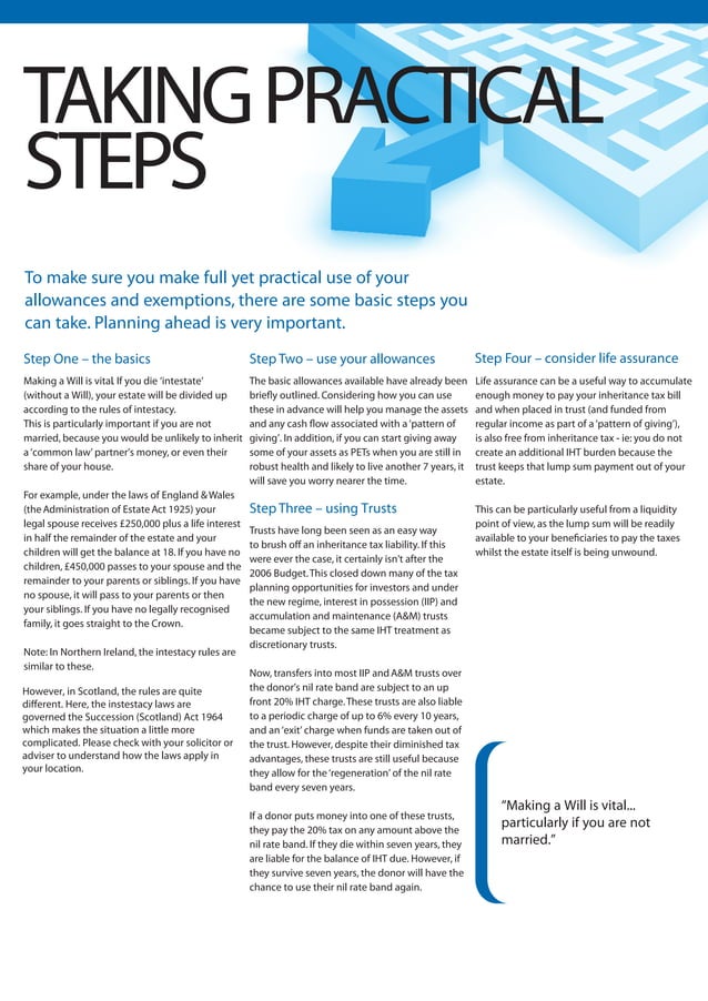 MPL guide to IHT planning (2011) | PDF