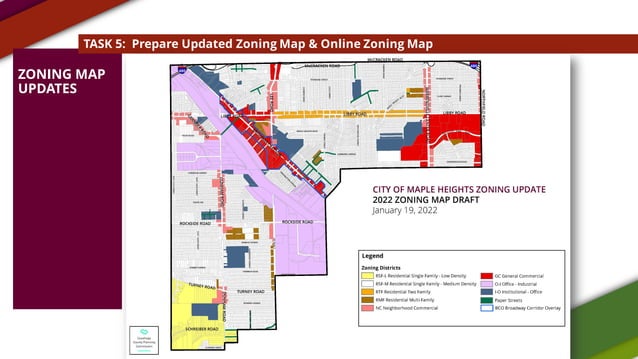 City of Maple Heights Zoning Map Updates | PPT