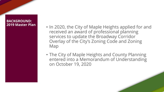 City of Maple Heights Zoning District Text and Zoning Map Updates | PDF ...