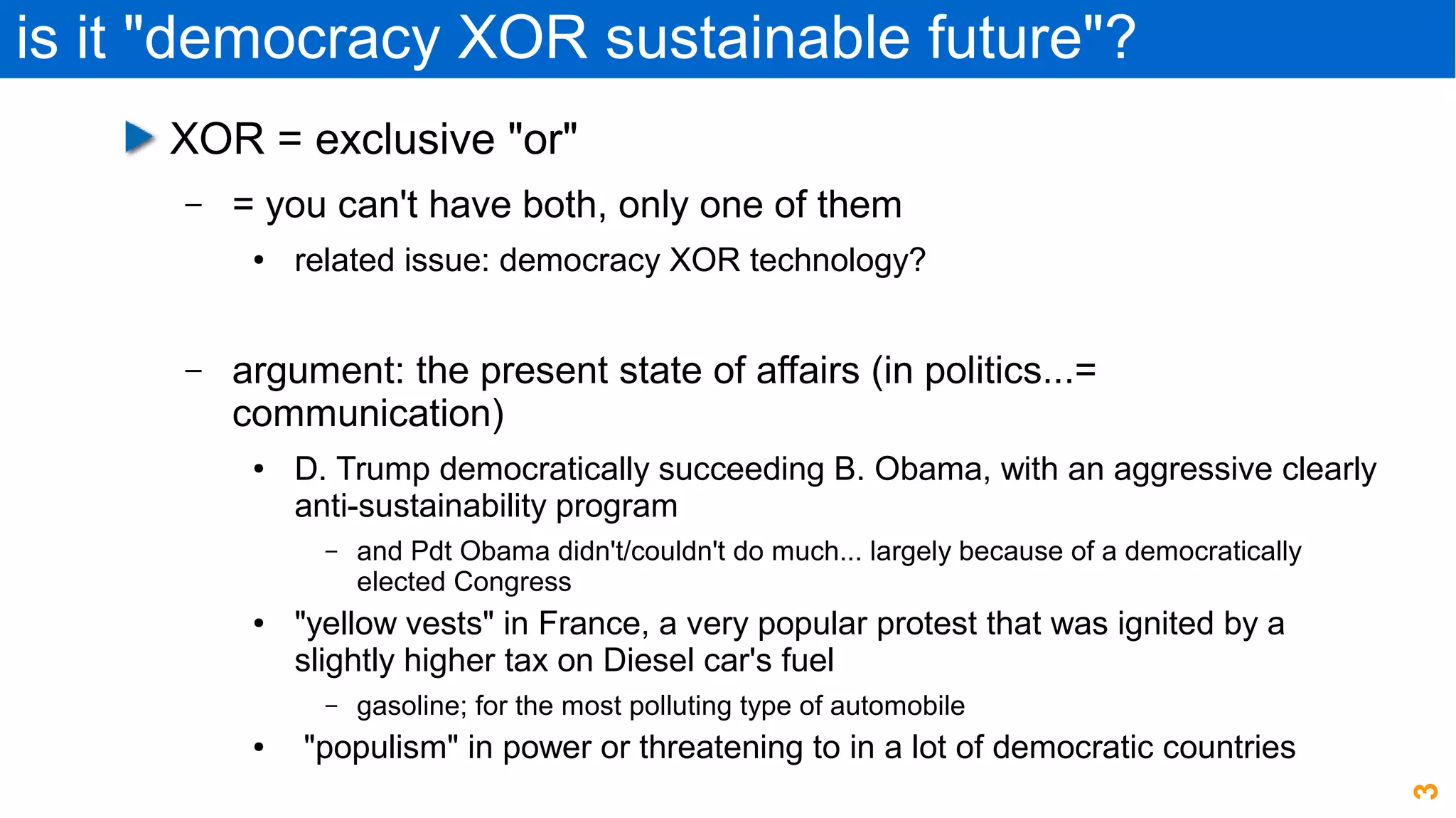 Reinventing social communication to build a democratic technological ...