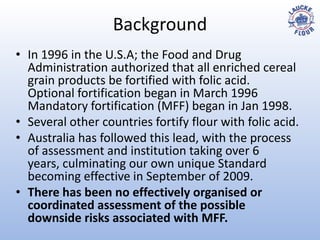 Mpl presentation to asb 2010 folic acid 1004014 | PPTX