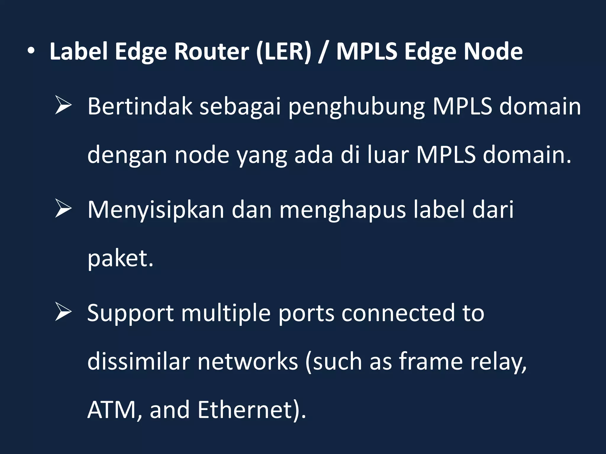 Basic Simple MPLS | PPTX