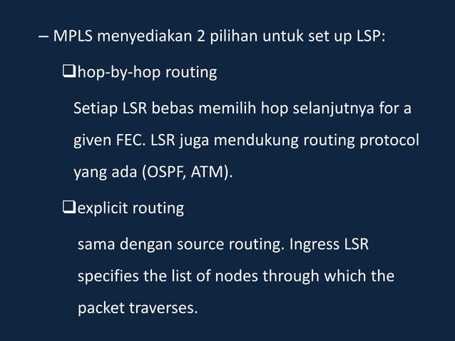 Basic Simple MPLS | PPTX