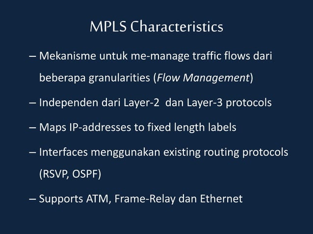 Basic Simple MPLS | PPTX