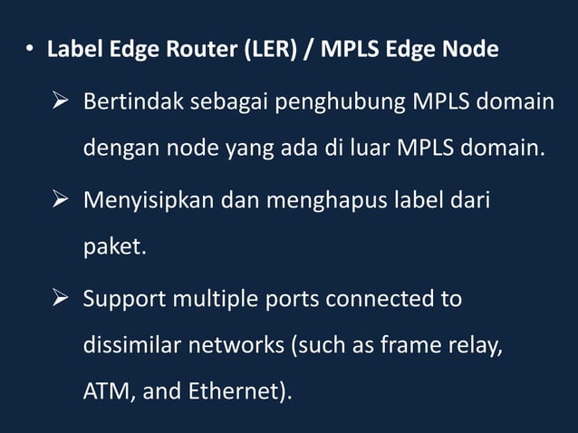 Basic Simple MPLS | PPTX