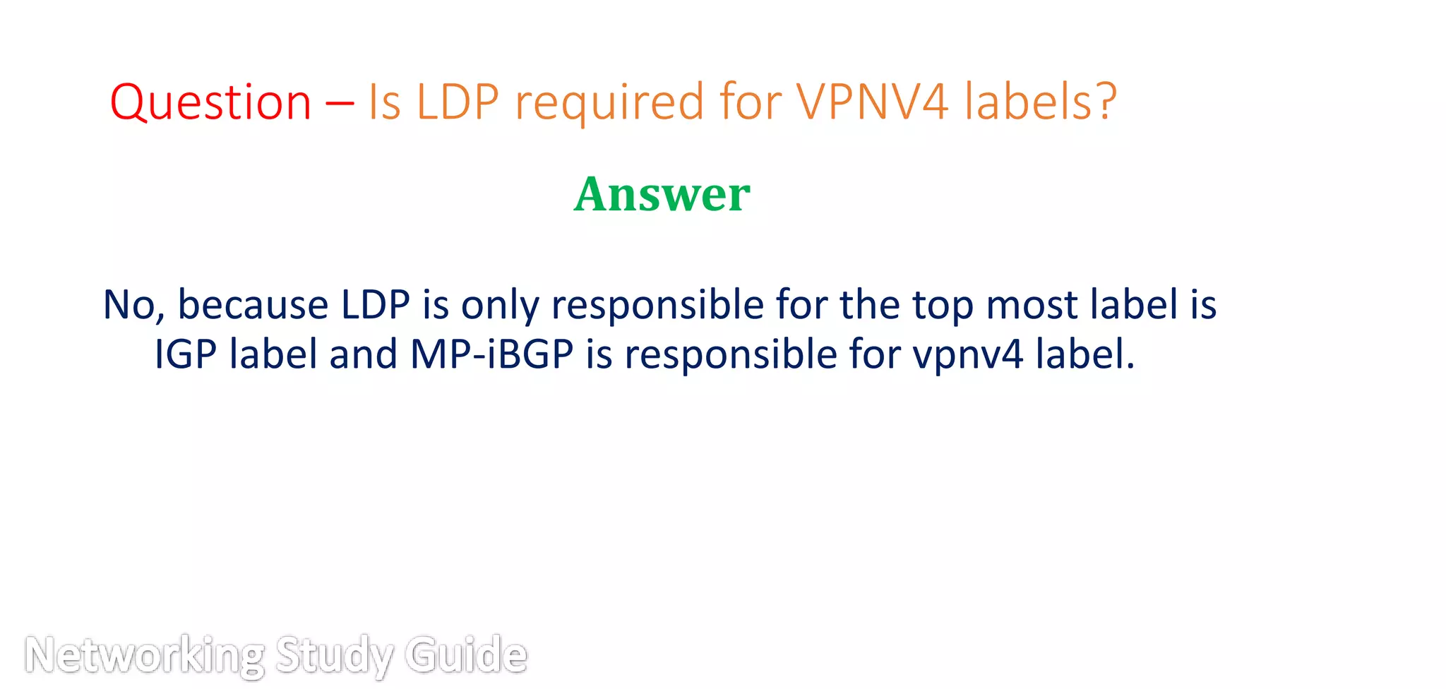 What is LDP || Frequently asked Questions and Answers on MPLS LDP | PPT