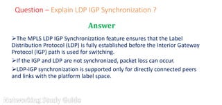 What is LDP || Frequently asked Questions and Answers on MPLS LDP | PPT