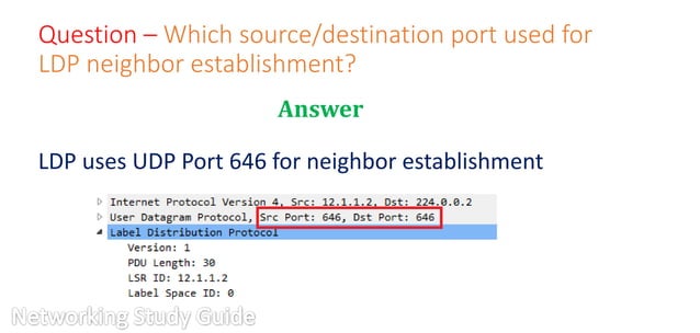 What is LDP || Frequently asked Questions and Answers on MPLS LDP | PPT
