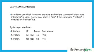 MPLS (Multi-Protocol Label Switching) | PPT