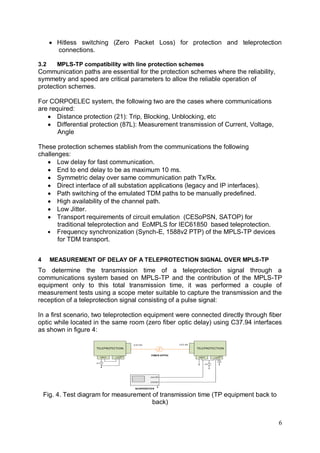 Mpls tp as packet platform for critical services in power transmission | PDF