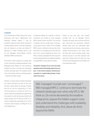 VPLS versus MPLS | PDF