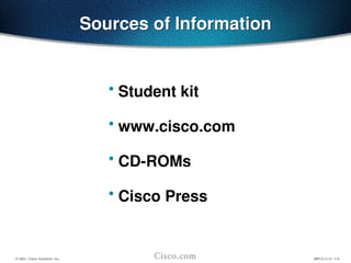 MPLS10S01-Implementing Cisco MPLS Training | PPT