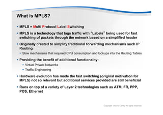 Mpls concepts. Time to Certify | PDF