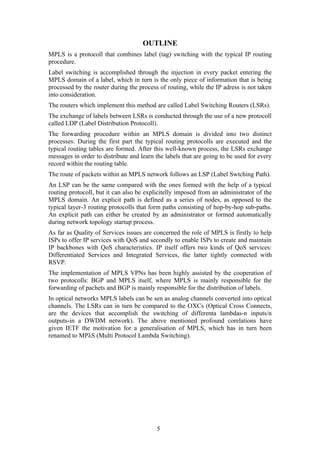 MPLS - Devliotis.D Thomas MSc Modern Information Technologies and ...