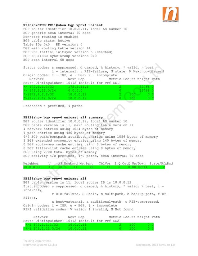 MPLS LAB Practice Vol.1.pdf | Computer Networking | Computing