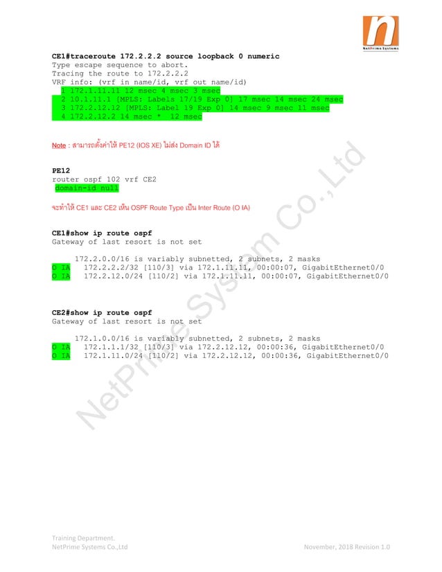 MPLS LAB Practice Vol.1.pdf | Computer Networking | Computing